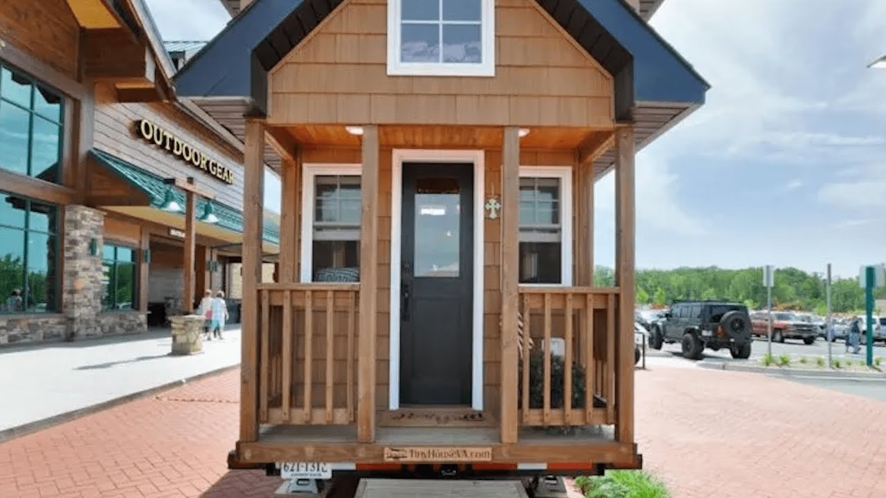 The 352 sq.ft. Mountaineer tiny house is built by the Tiny House ...