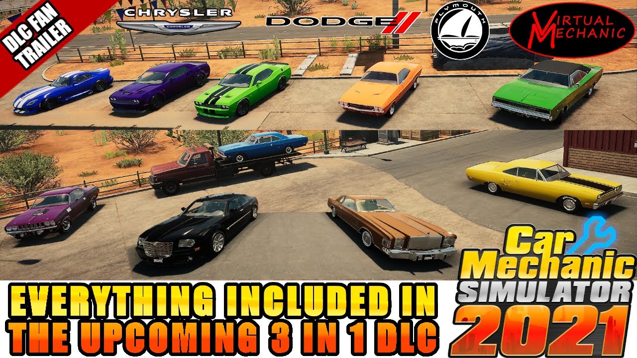 3 in 1 DLC including Dodge, Plymouth & Chrysler DLC Trailer - Car ...