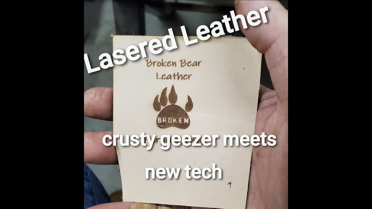 Lasering Leather Simply - YouTube