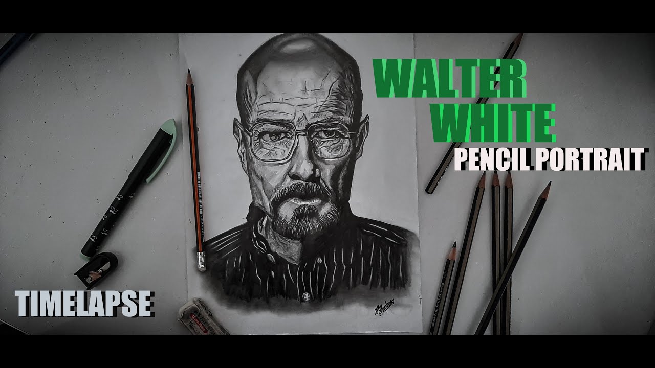 Drawing Walter white(Heisenberg) from breaking bad series - YouTube