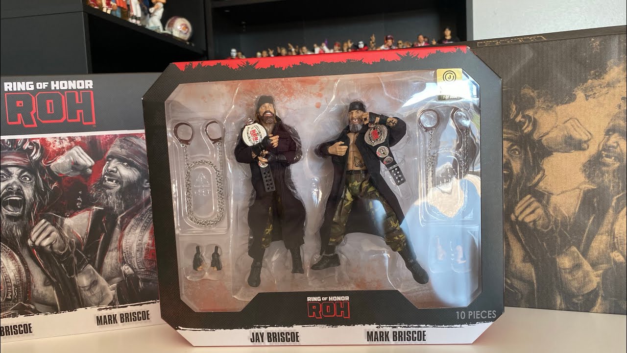 Jazwares Vault Exclusive AEW Ring Of Honor The Briscoe Brothers ...