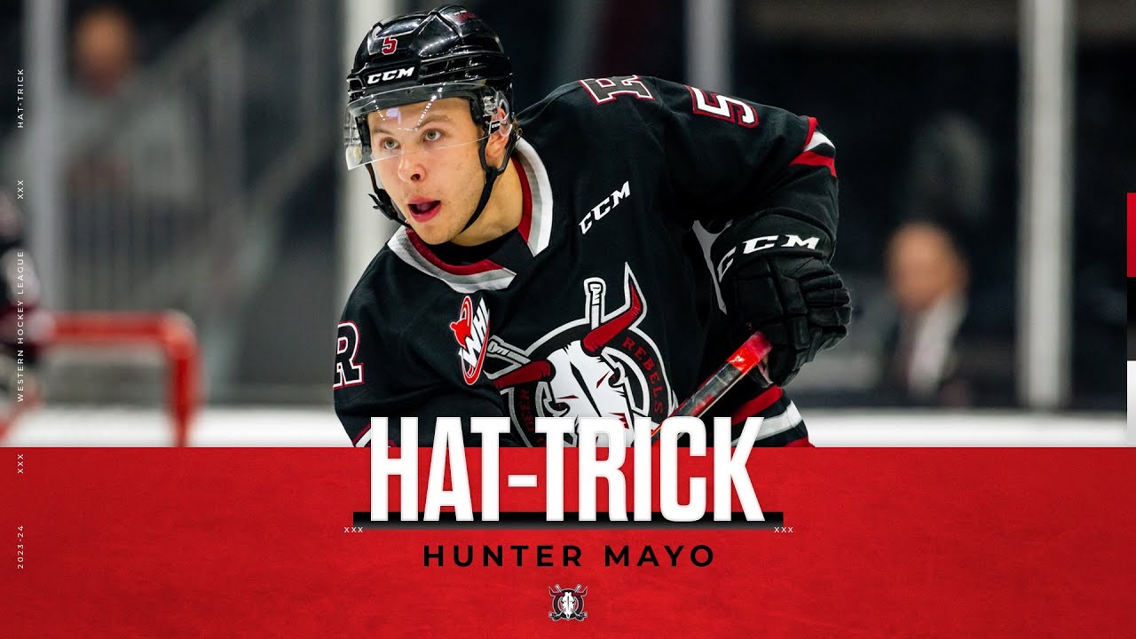 WHL Hat-Tricks — Hunter Mayo - YouTube