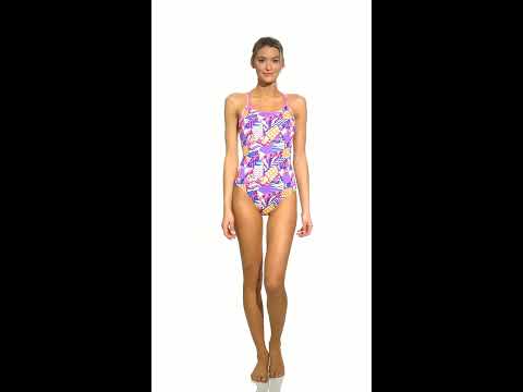 Funkita Women's Bee Bop Diamond Back One Piece Swimsuit | SwimOutlet.com