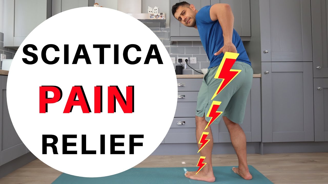 Sciatica pain relief exercises - YouTube