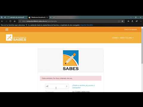 Plataforma SABES Repaso inicio semestre - YouTube