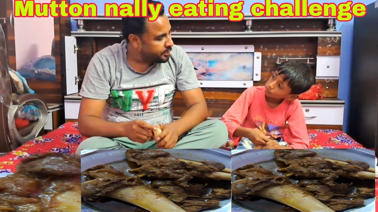 Mutton nally eating challenge - YouTube