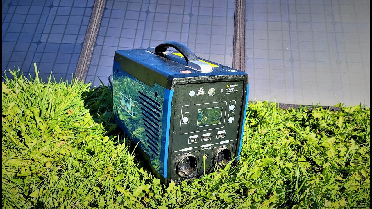 Blackout und Krisenvorsorge - Powerstation SolarGenerator Scheppach ...