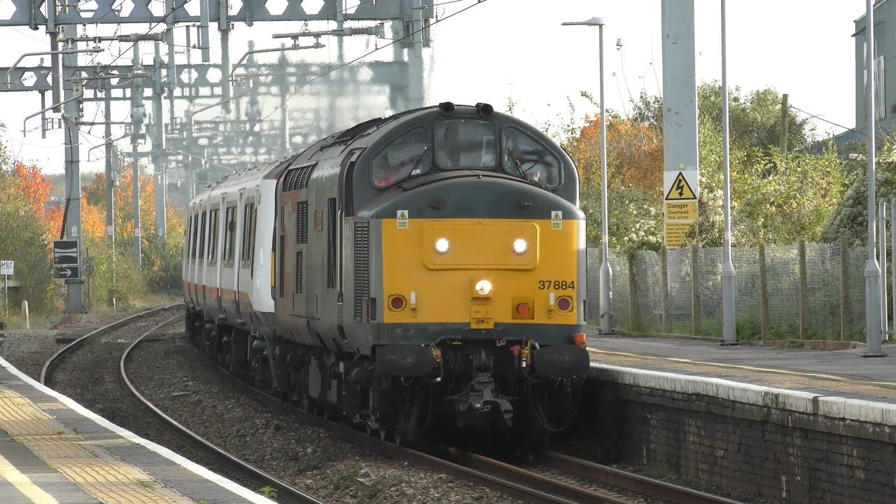 | class 37884 Thrash | 321324 | Patchway | 21/10/24 | - YouTube