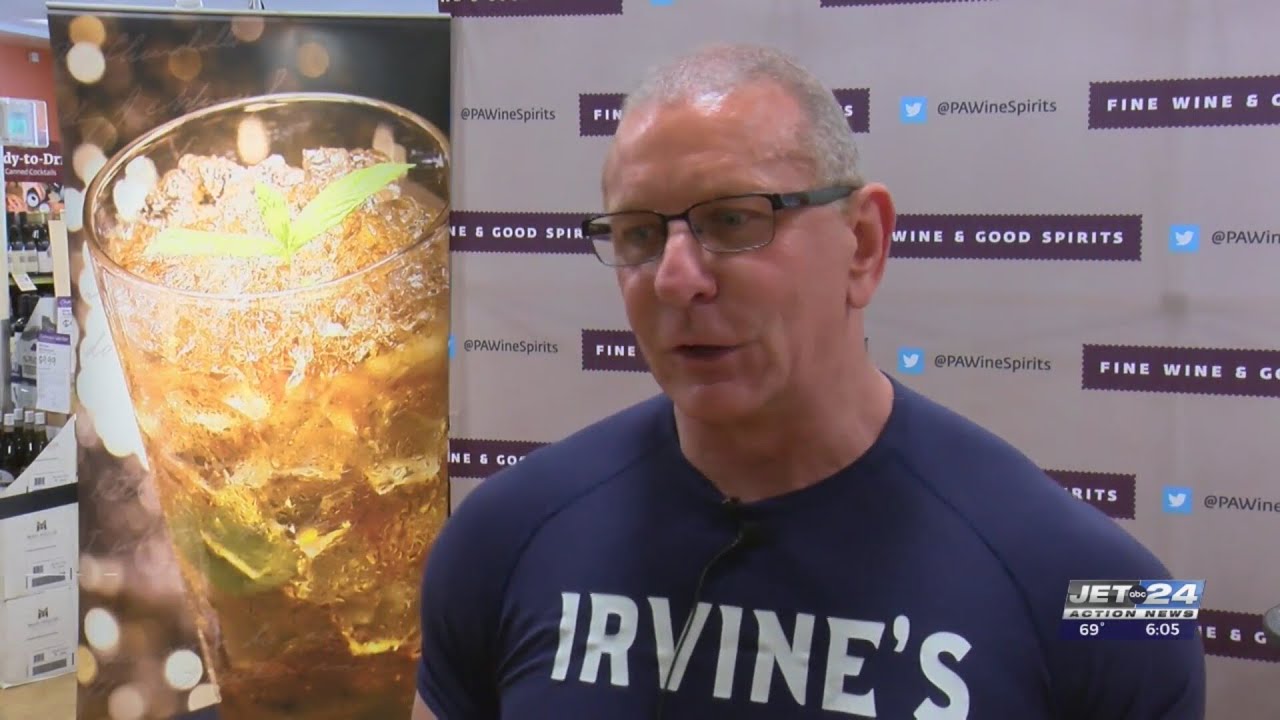 Celebrity chef Robert Irvine visits Erie promoting new gin, vodka - YouTube