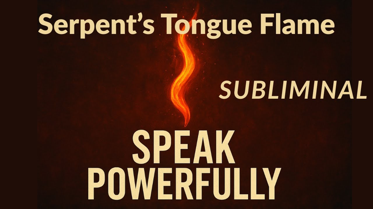 Serpent’s Tongue Flame: Speak Powerfully | 𝐬𝐮𝐛𝐥𝐢𝐦𝐢𝐧𝐚𝐥 𝐞𝐱𝐩𝐞𝐫𝐢𝐦𝐞𝐧𝐭 [READ ...