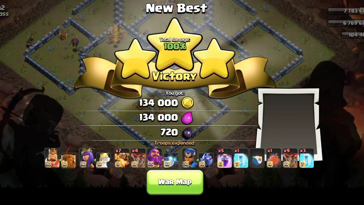 Easy 3star CWL attack clash of clans | Super dragons attack on th14 ...