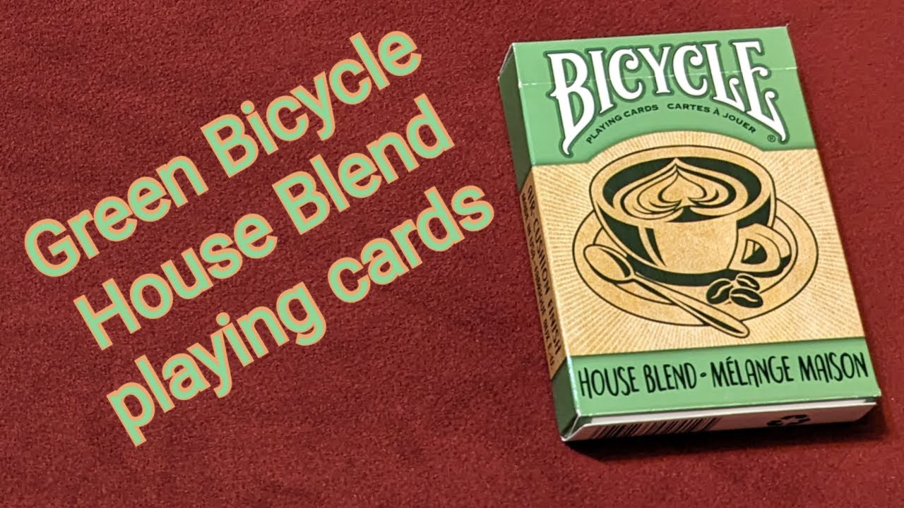 Daily deck review day 25 - Green Bicycle House Blend playing cards ...