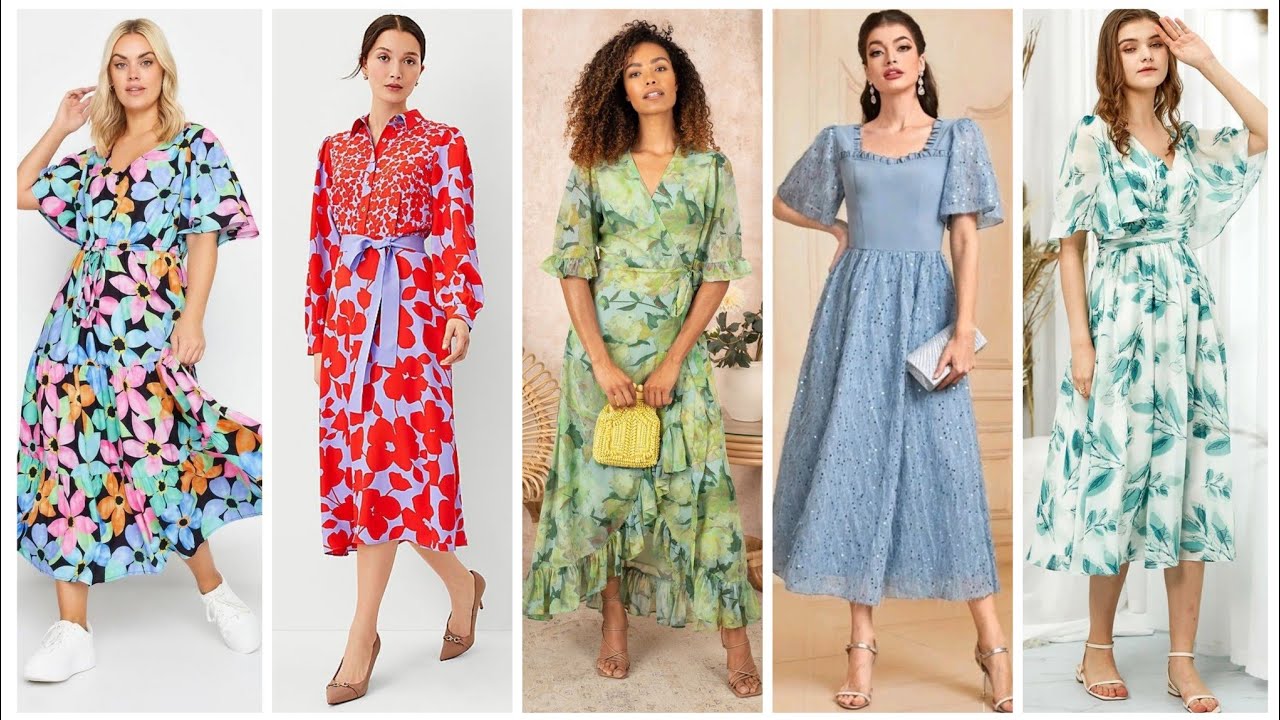 Trendy Stylish New Summer Frocks Elegent Designs for Women/Designer ...