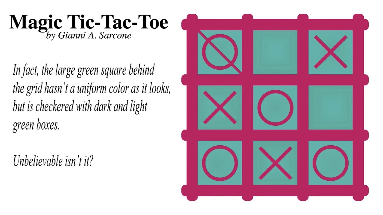 Magic Tic-Tac-Toe - YouTube