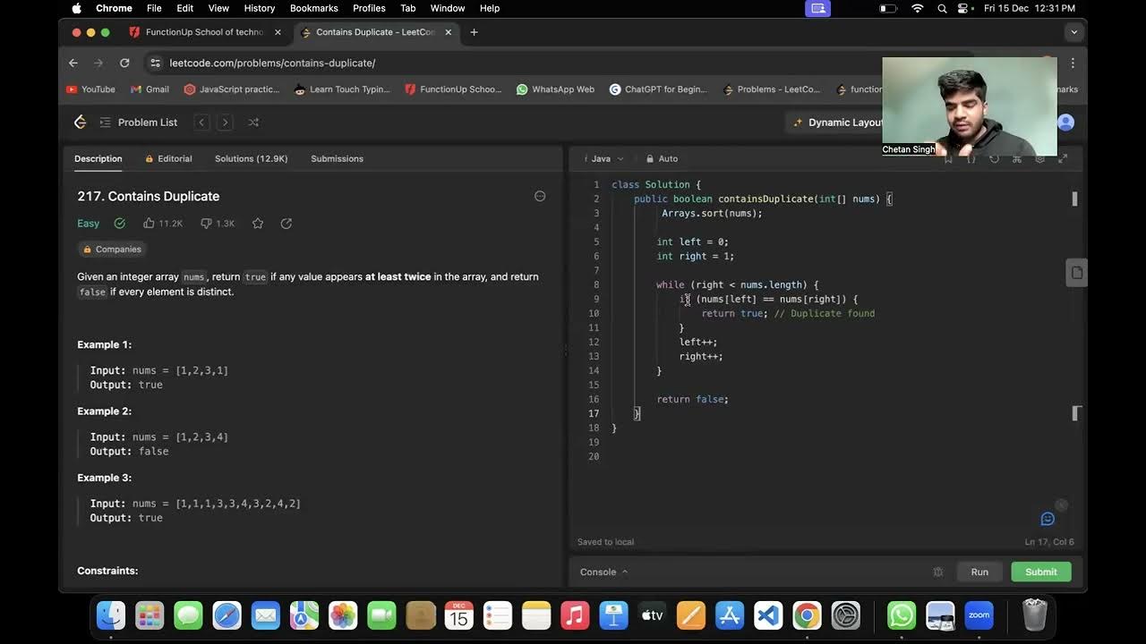 leetcode practice question - YouTube