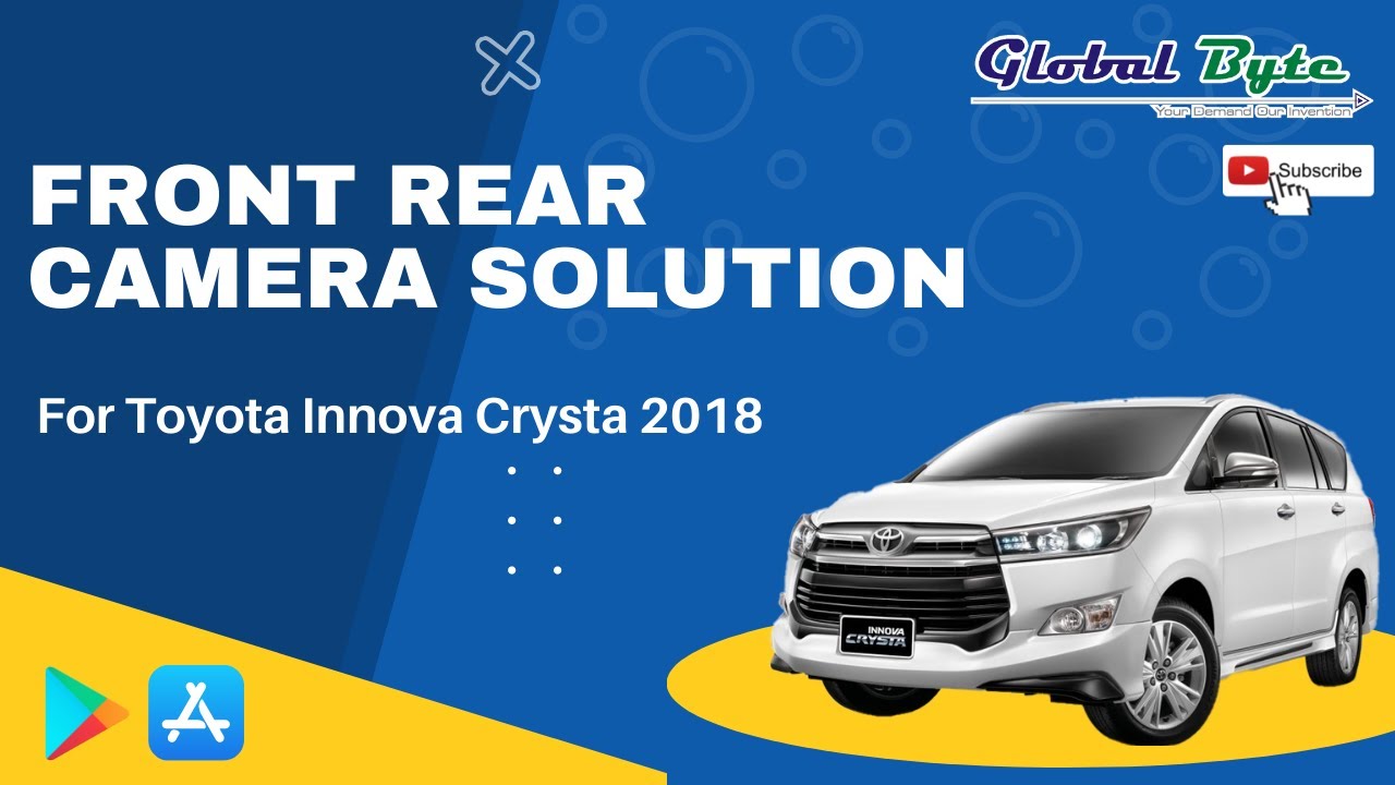 Toyota Crysta Front Camera (Comfort Parking Solutions) - YouTube