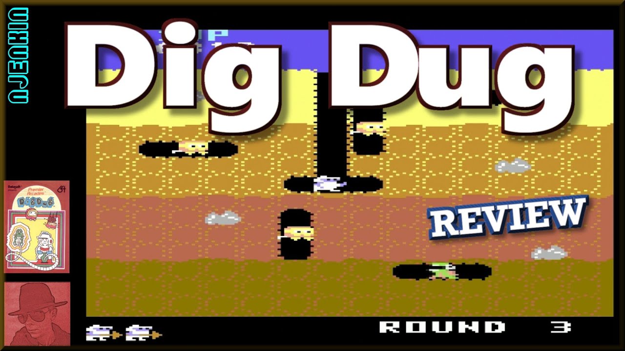Dig Dug - on the Commodore 64 !! with Commentary - YouTube