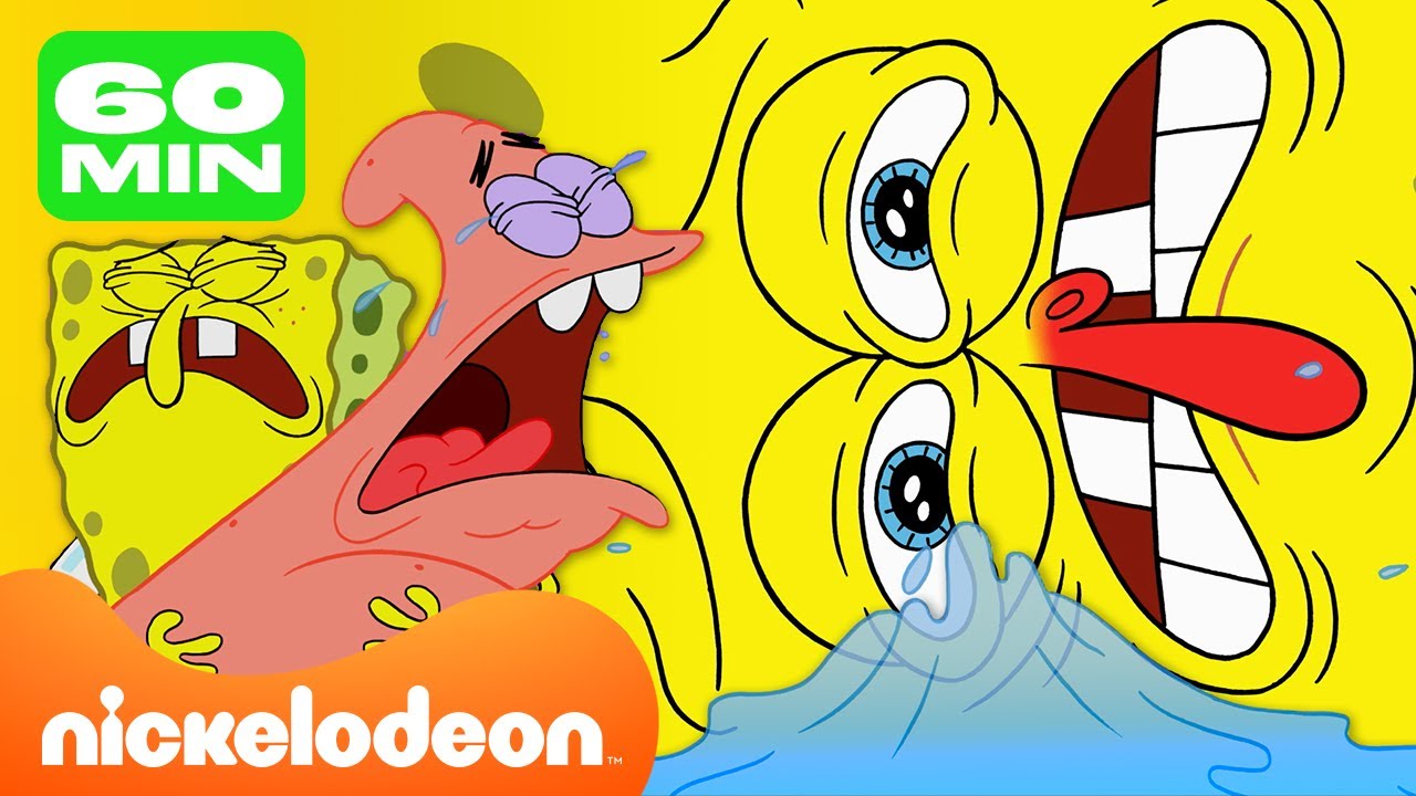 Bob l'Éponge | 1 heure de pleurs de Bob l'Éponge 😭 | Nickelodeon France ...