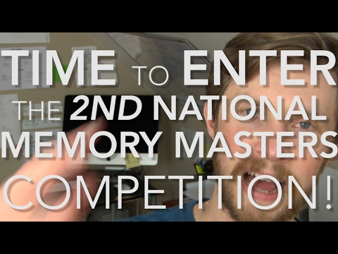 Enter the 2nd National Memory Masters Competition! - YouTube