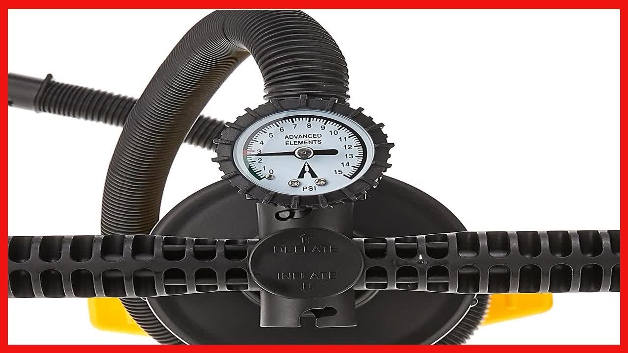 ADVANCED ELEMENTS Double Action Pump w/Pressure Gauge - YouTube