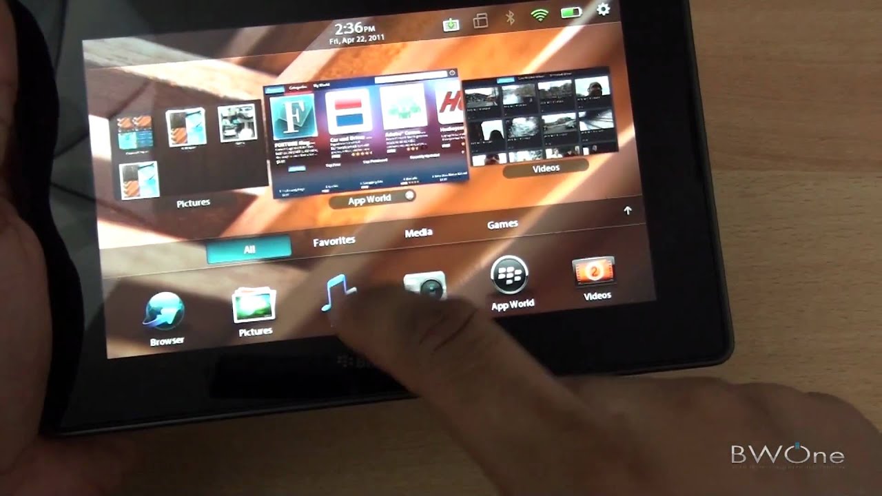 How to Create A Screenshot On A Blackberry Playbook - BWOne.com - YouTube
