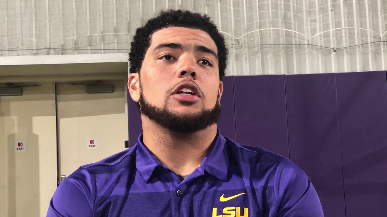 LSU TE Thaddeus Moss on his preseason - YouTube