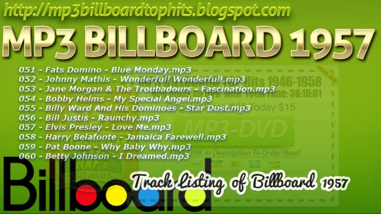 mp3 BILLBOARD 1957 TOP Hits mp3 BILLBOARD 1957 - YouTube