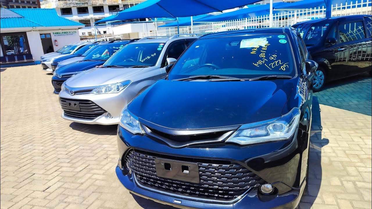 BEST SELLING CAR IN KENYA, TOYOTA COROLLA FIELDER WXB HYBRID KSH 2M ...