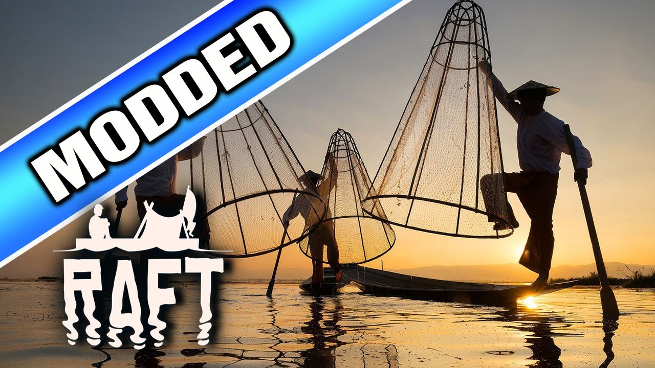 AUTOMATIC FISH NETS & ELECTRIC ENGINES SUCK! (Raft Game Mods - EP.6 ...