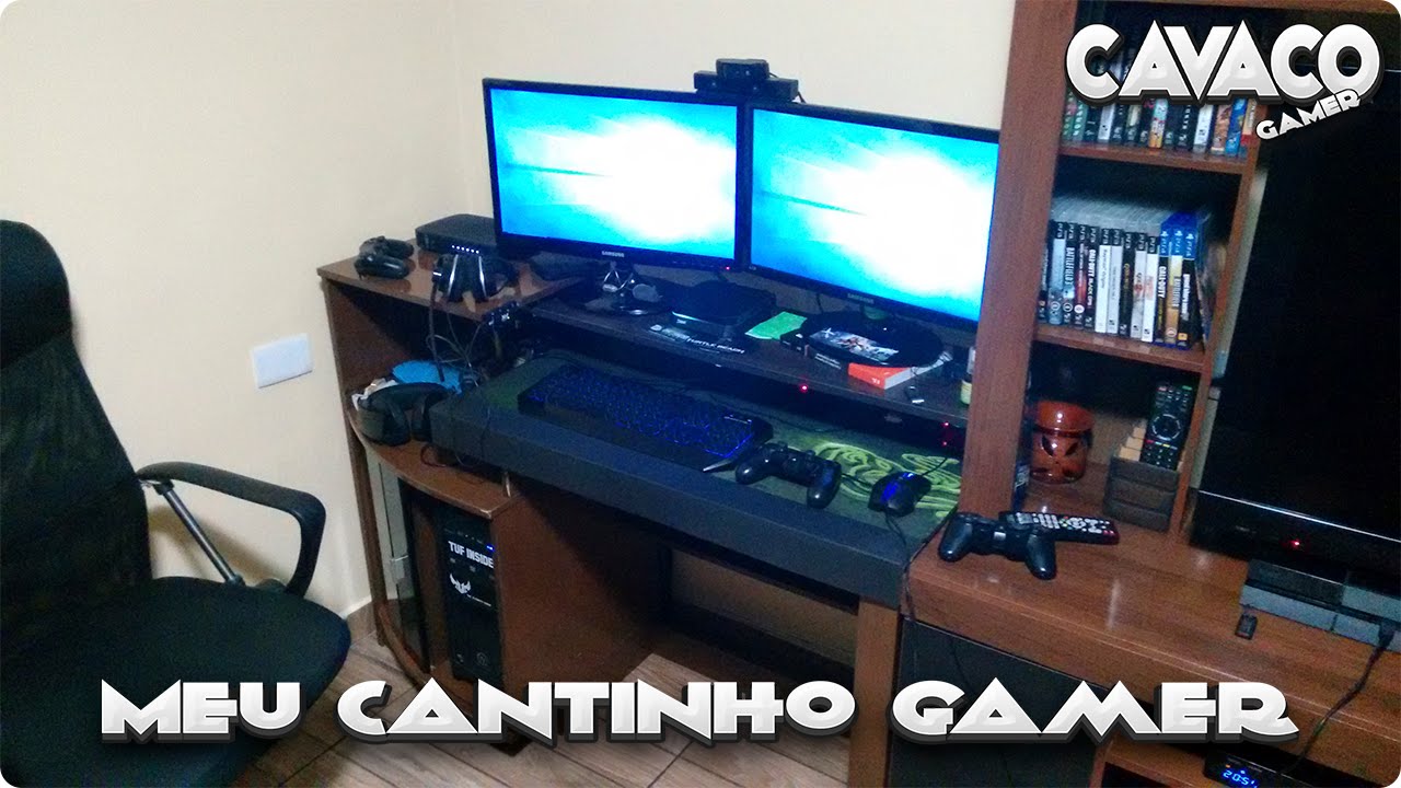 VLOG/SETUP - Meu cantinho gamer - YouTube