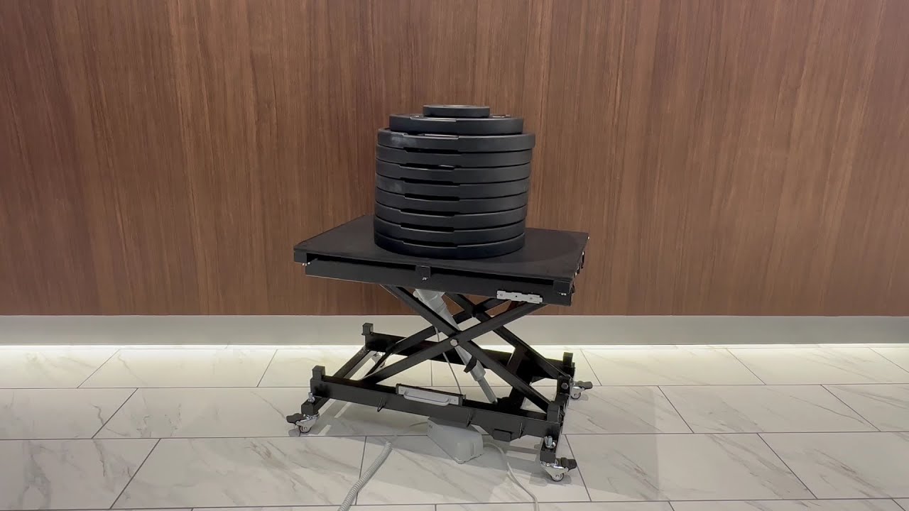 Airsled LiftCart S Lifting 400 lbs | Mobile Lift Table - YouTube