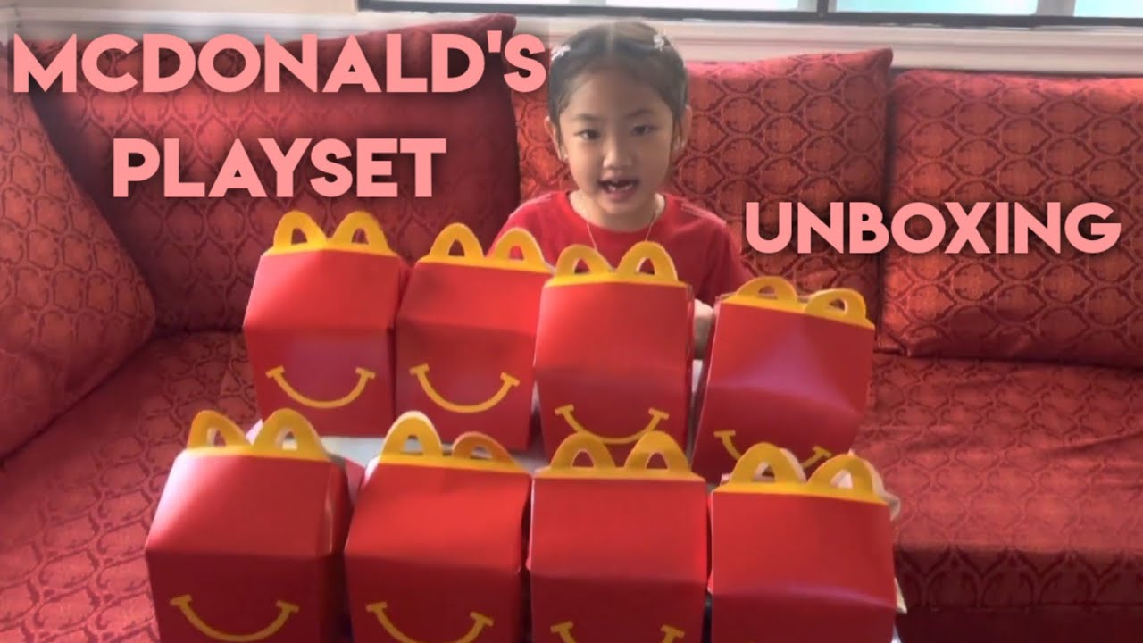 McDonald's Playset Happy Meal Toy Unboxing - YouTube