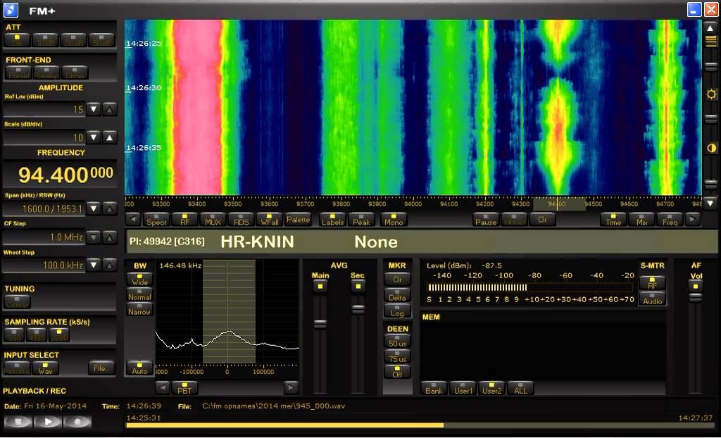 Sporadic E DX in Holland: HRV HRT Radio Knin from Promina 94.4 MHz 16-5 ...
