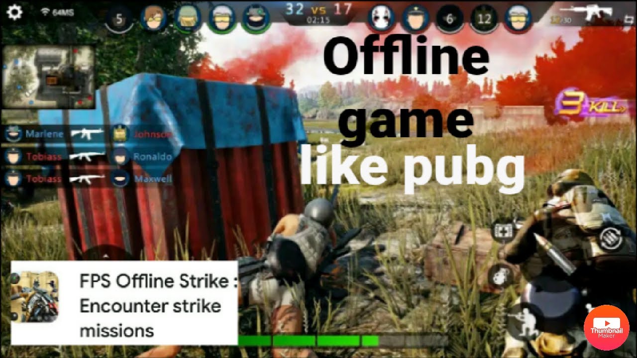 Offline game like pubg //offline pubg game |Fps offline strike ...