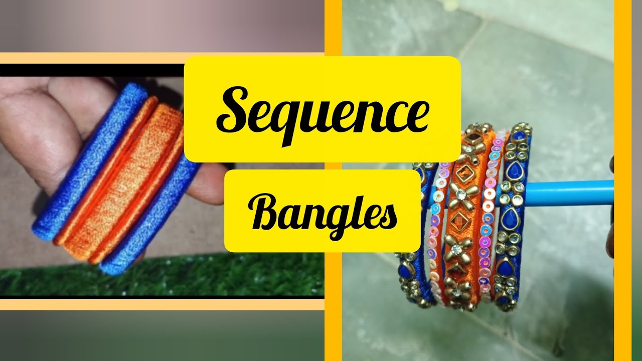 Trending silk thread bangles # sequence bangles # silk thread bangles ...