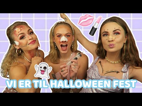 GØR DIG KLAR MED OS + MINI VLOG: Halloween fest! ft. Signe Kragh & Jasmin Lind