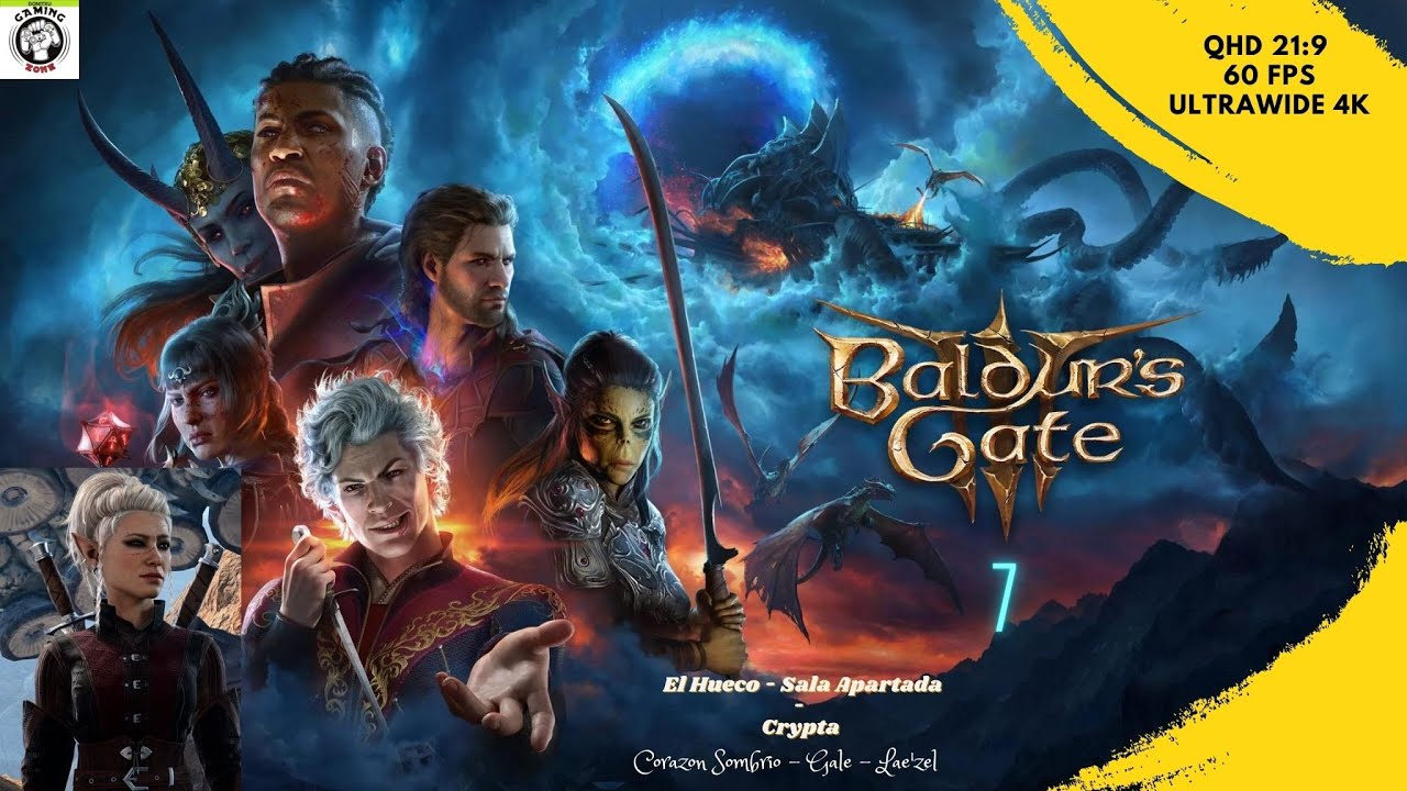 21:9 (43:18)/4K Baldur's Gate 3 Cap.7 El Hueco Sala Apartada - Crypta ...