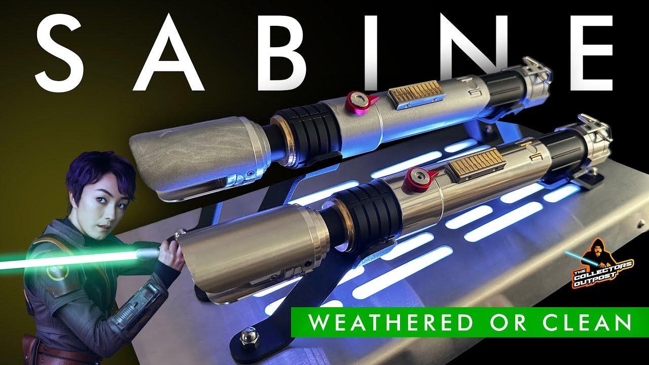 Sabine Wren Lightsaber Weathered or Clean? From Vaders Sabers - YouTube
