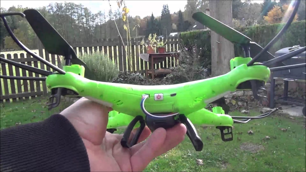DeeRC HS110W FPV Drohne Unboxing und Flugtest mit 720P HD Live Video ...