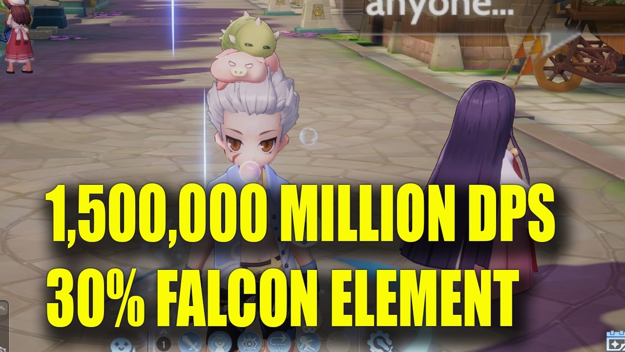 1,500,000 MILLION DPS 30% DMG FALCON ELEMENT - ROOC - YouTube