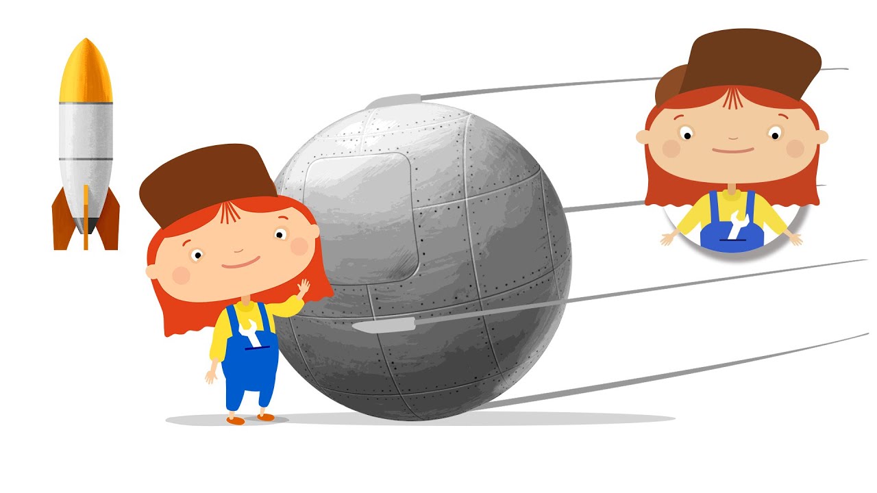 La dottoressa McWheelie costruisce un razzo. Cartone animato per ...