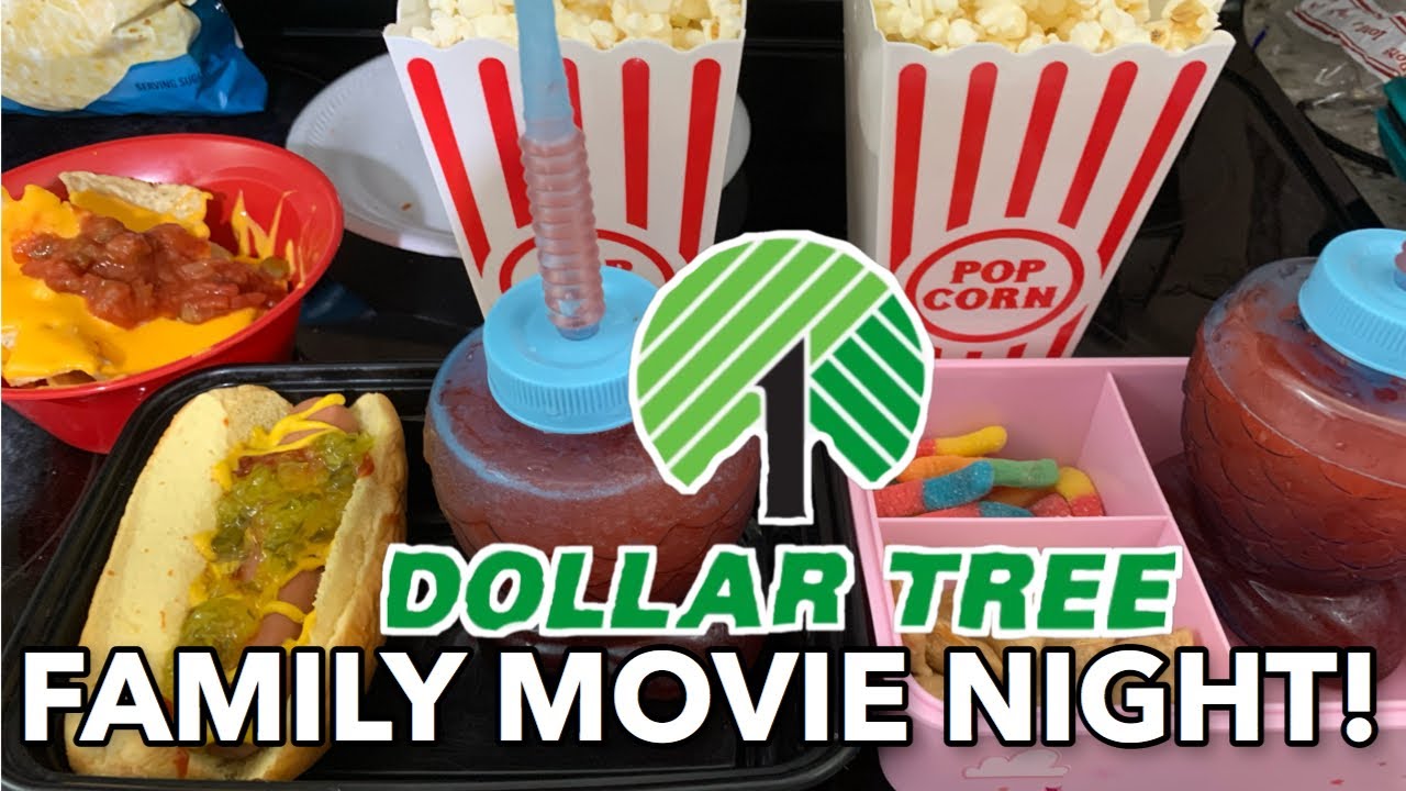 DOLLAR TREE FAMILY MOVIE NIGHT|| How to host a movie night during ...