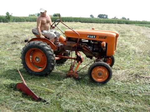 Fiat 211r 1962 taglio erba 2 - YouTube