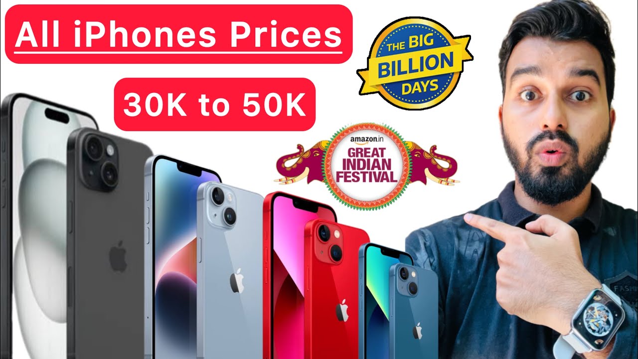 All iPhones Prices in Flipkart Big Billion Day Sale | iPhone 15,14,13 ...