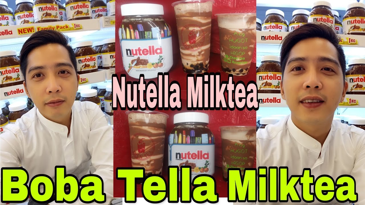 How to Make Nutella Milktea, Also Known as Boba Tella - YouTube