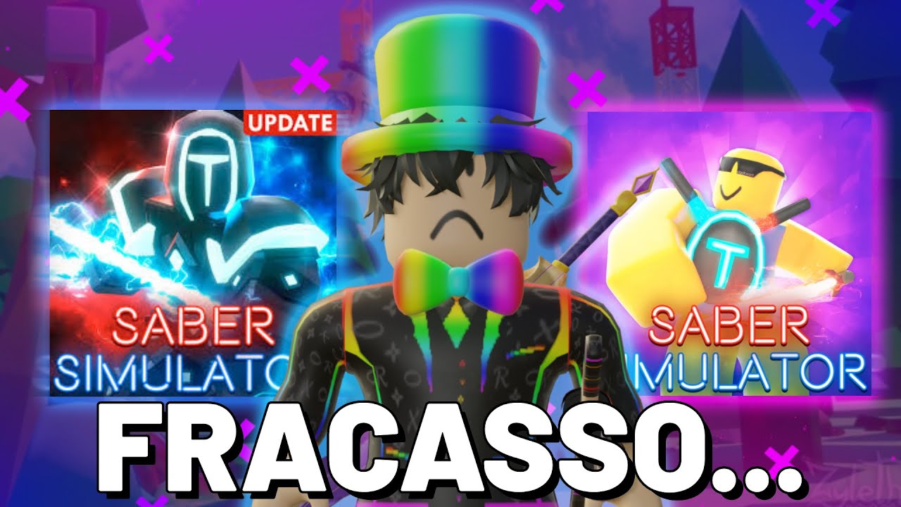 O que aconteceu com o Saber Simulator? Roblox - YouTube