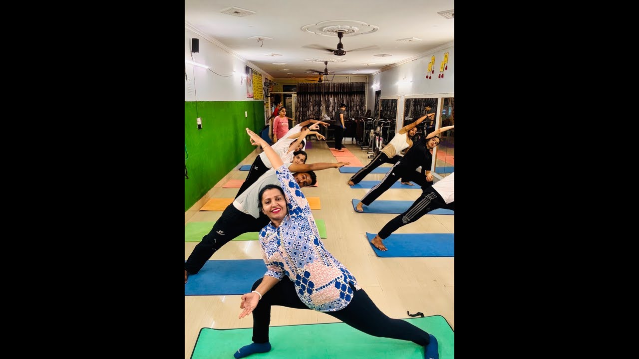 Morning Yoga teaching session with Dr. Sandhya - YouTube