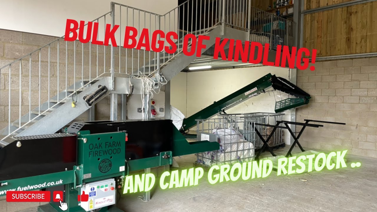 Day 118 - Kindlet Pro on BULK bags of Kindling! - YouTube