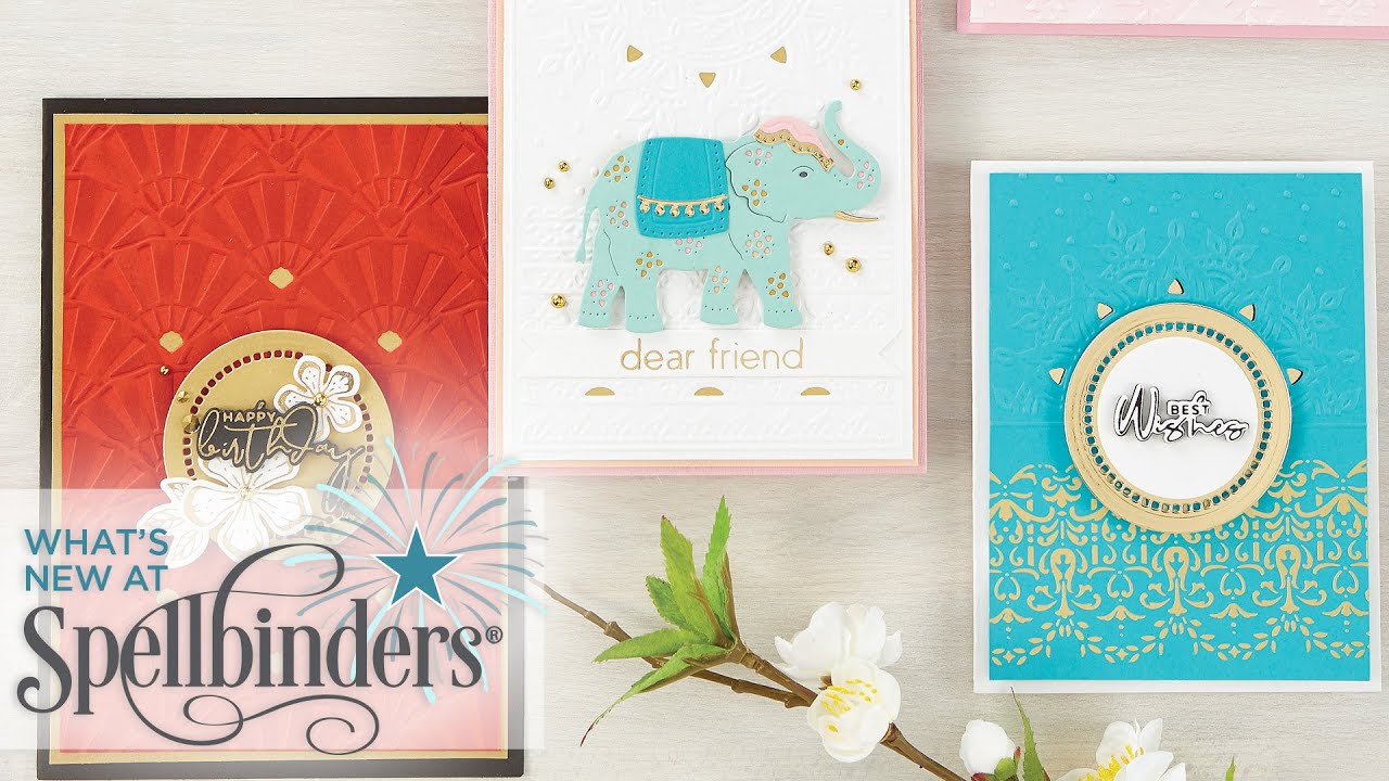 Cut and Emboss - February 2020 - What's New At Spellbinders! - YouTube