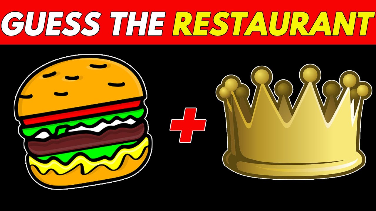 🍔Can You Guess The Fast Food Restaurant by Emoji?🍟 |🌯 Food Emoji Quiz🌮 ...